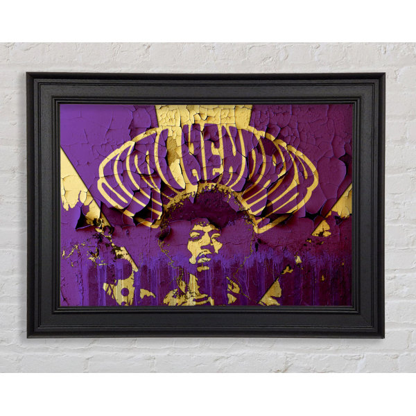 Rosalind Wheeler Jimi Hendrix Purple Haze - Single Picture Frame Art Prints | Wayfair.co.uk